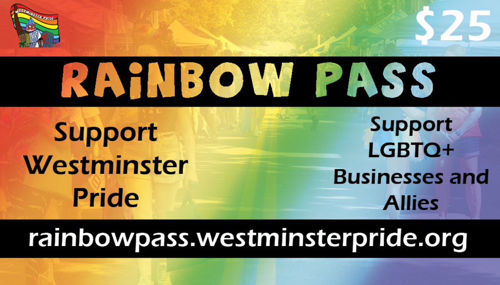 2023-2024 Rainbow Pass - The Westminster Pride Festival